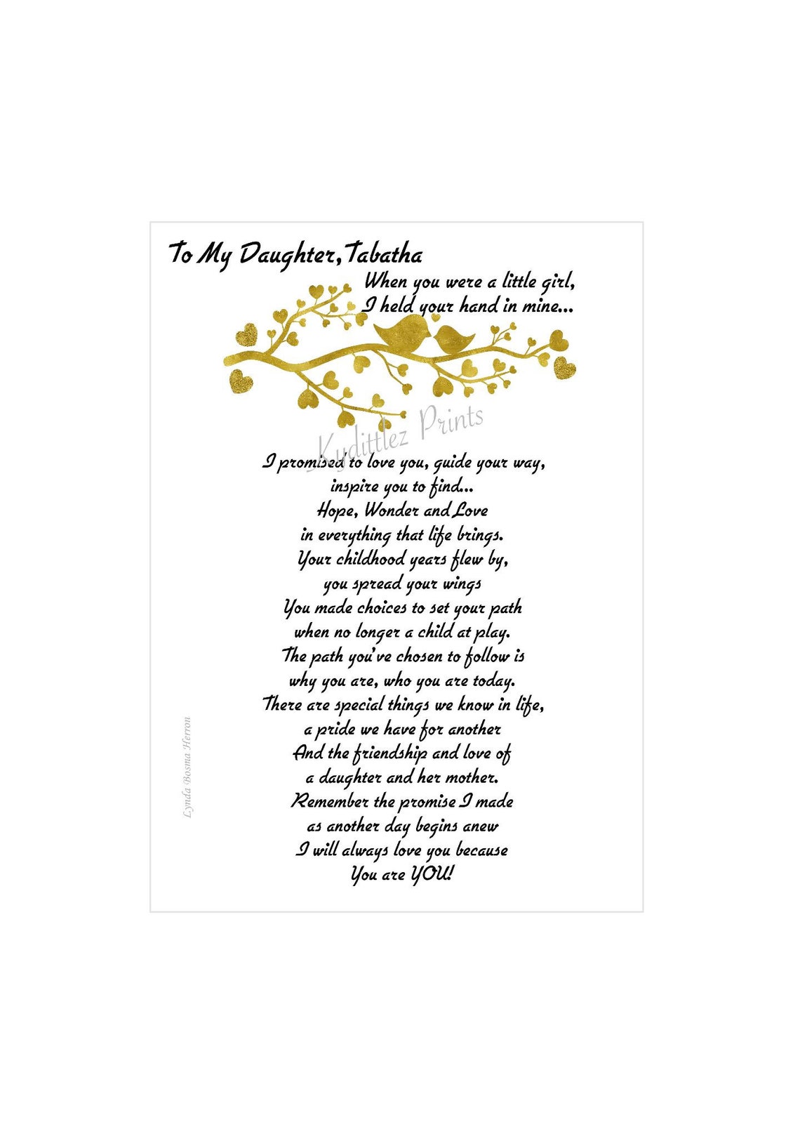 A Mother's Promise to Daughter | Wedding, Graduation, 21st Birthday ...