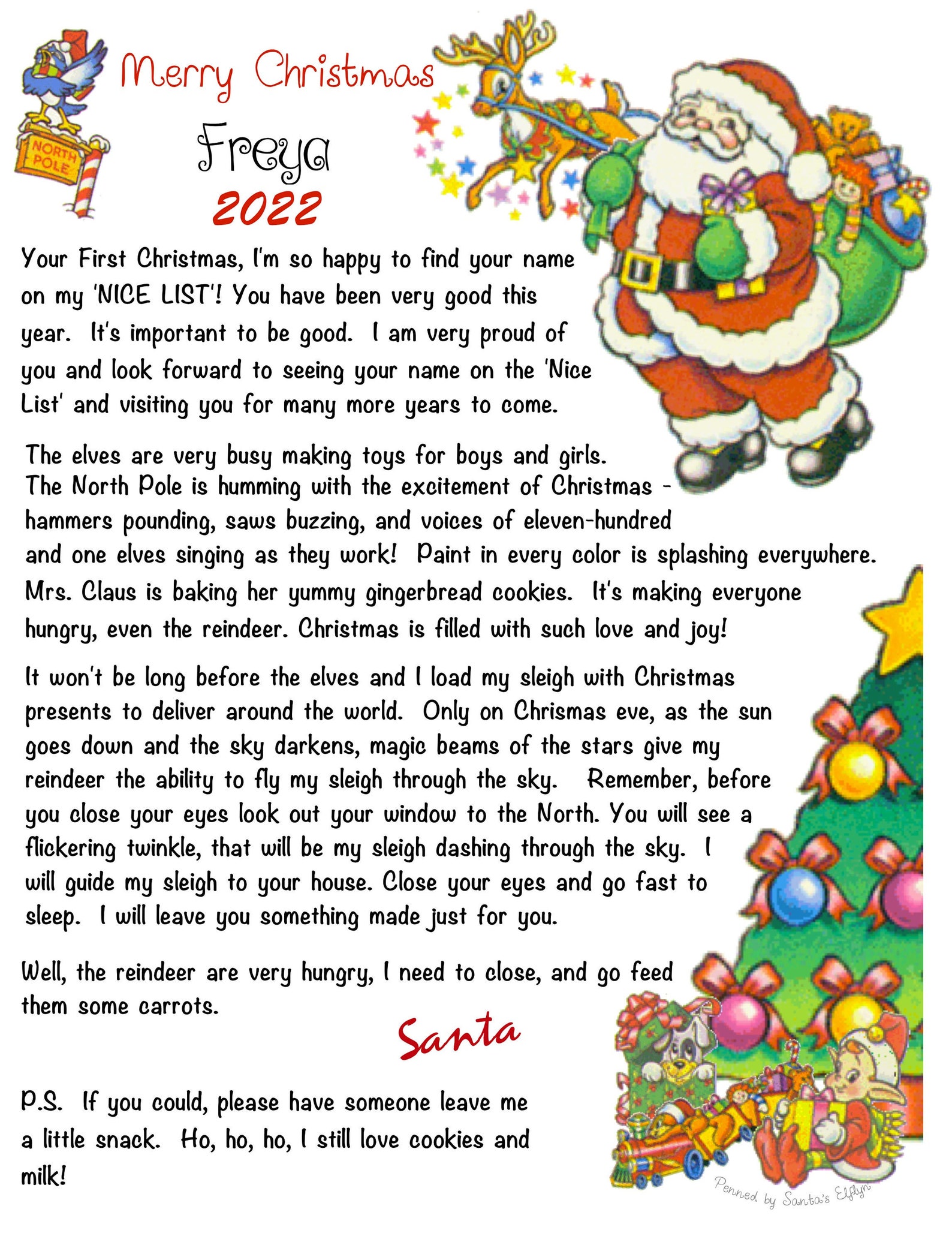 Baby's 1st Firstpersonalized PRINTABLE Digital Letter - Etsy