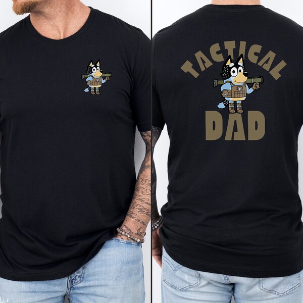 Bluey Military Dad Shirt - Etsy