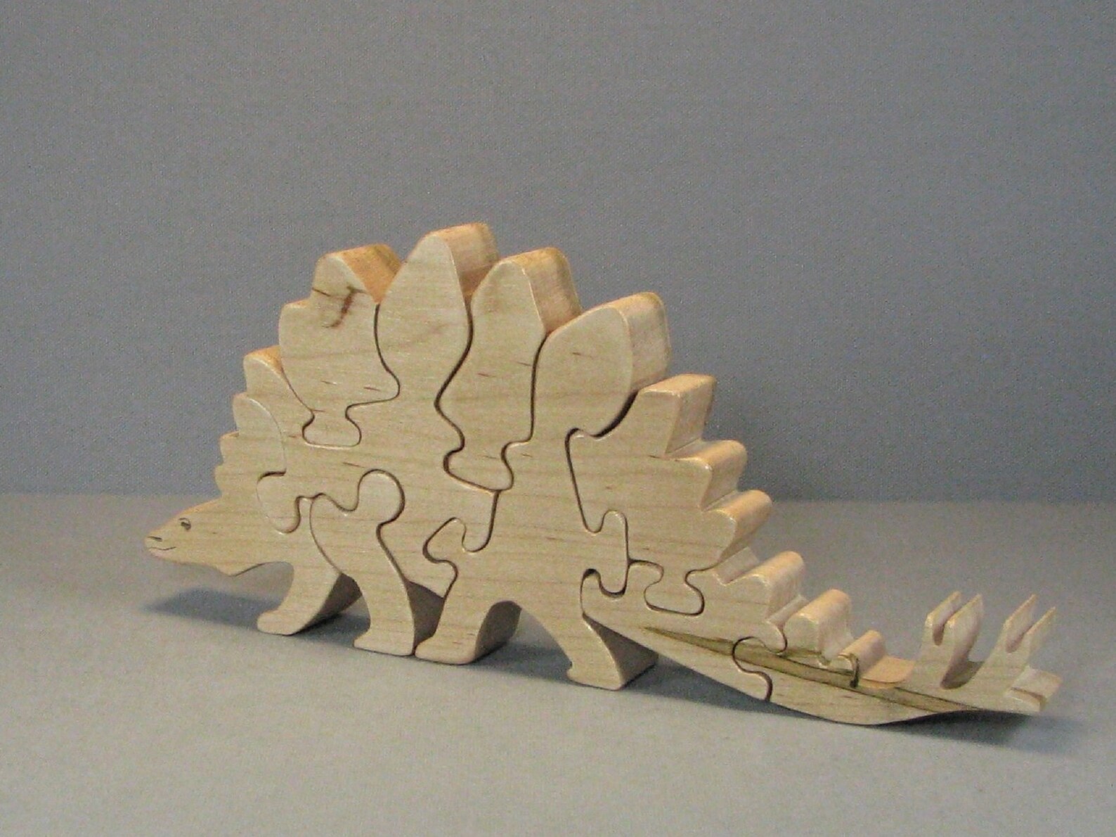 Small Stegosaurus Dinosaur Freestanding 9-piece 3D Jigsaw Puzzle for ...