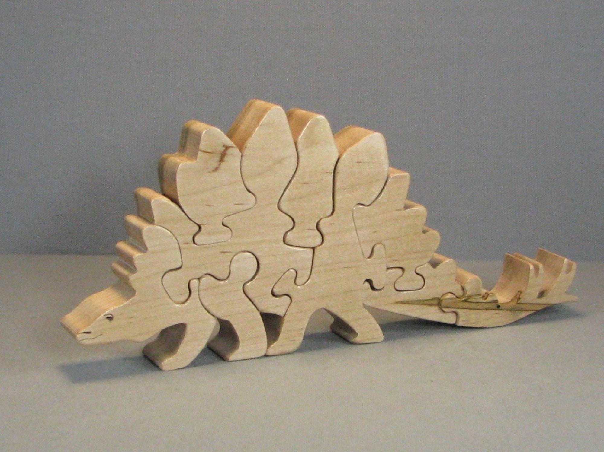 Small Stegosaurus Dinosaur Freestanding 9-piece 3D Jigsaw Puzzle for ...