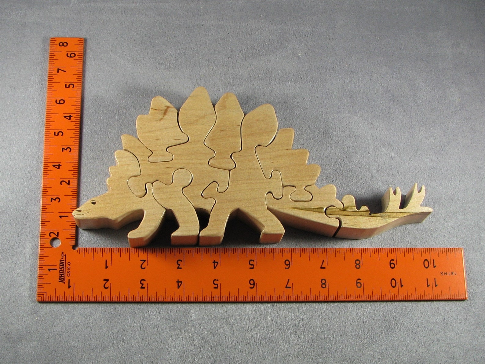 Small Stegosaurus Dinosaur Freestanding 9-piece 3D Jigsaw Puzzle for ...