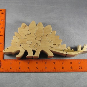 Small Stegosaurus Dinosaur Freestanding 9-piece 3D Jigsaw Puzzle for ...