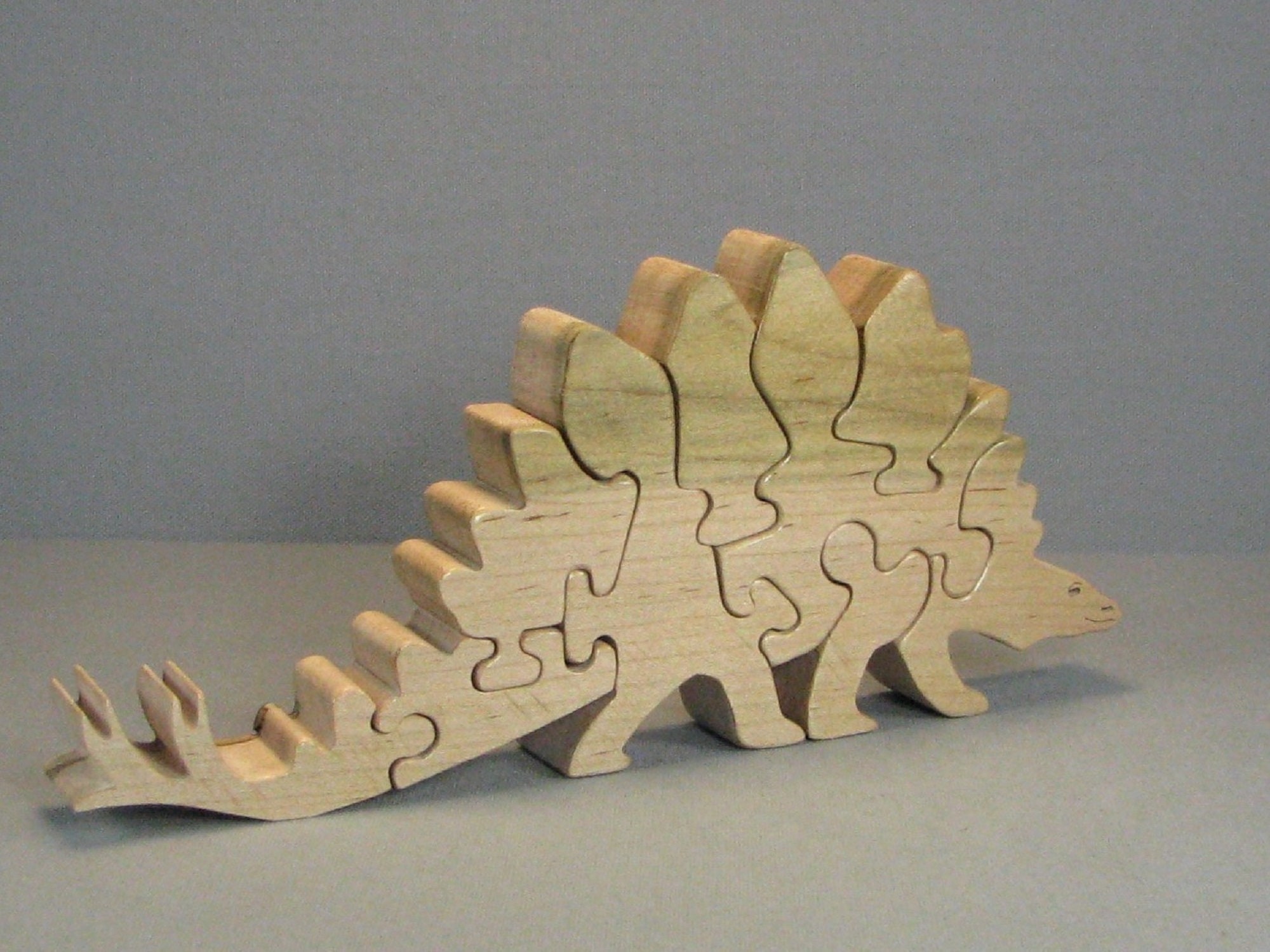 Small Stegosaurus Dinosaur Freestanding 9-piece 3D Jigsaw Puzzle for ...