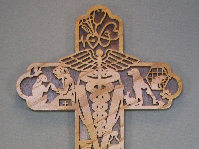 Veterinary Doctor Cross, Animal Medical Care Professional Cross ...