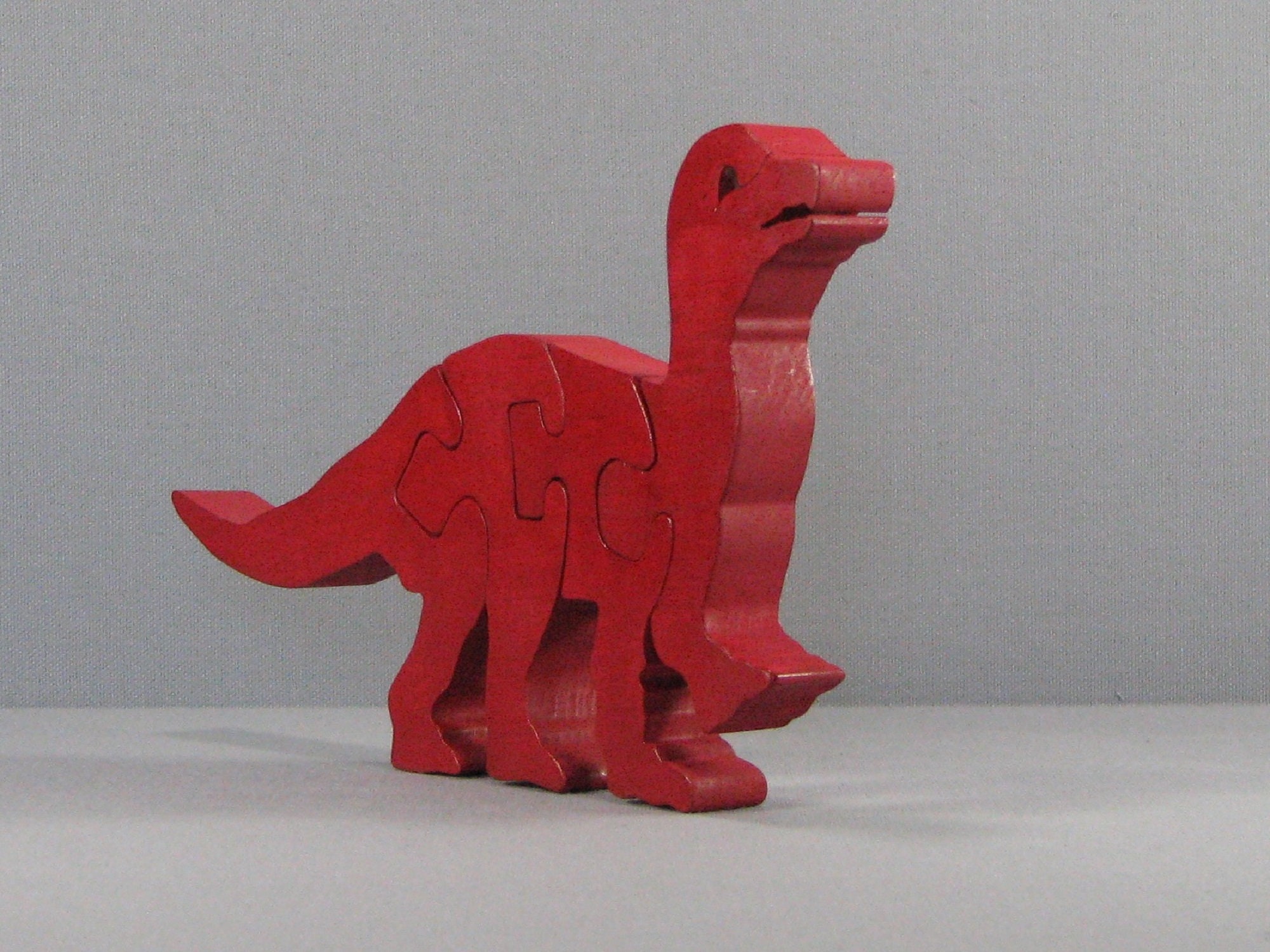Mussaurus Dinosaur Freestanding 3D Jigsaw Puzzle Toy for Play or Shelf ...