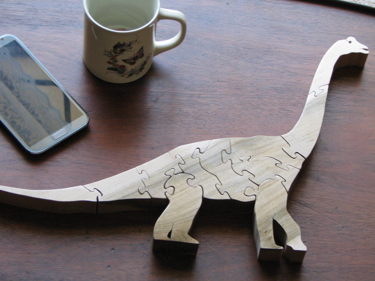 Brachiosaurus-brontosaurus Dinosaur 11-piece Freestanding 3D Jigsaw ...