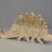 Small Stegosaurus Dinosaur Freestanding 9-piece 3D Jigsaw Puzzle for ...