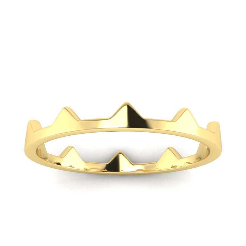Gold Crown Ring - Etsy