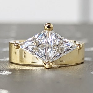 2 Carat Double Stone Engagement Ring Trillion Cut Triangle Cut ...