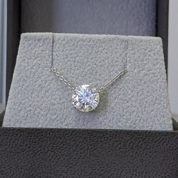 Solitaire Necklace - Etsy