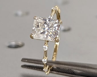 1.5 Ct Engagement Ring - Etsy