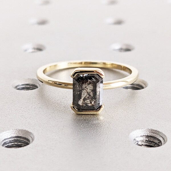 Simple Diamond Ring - Etsy