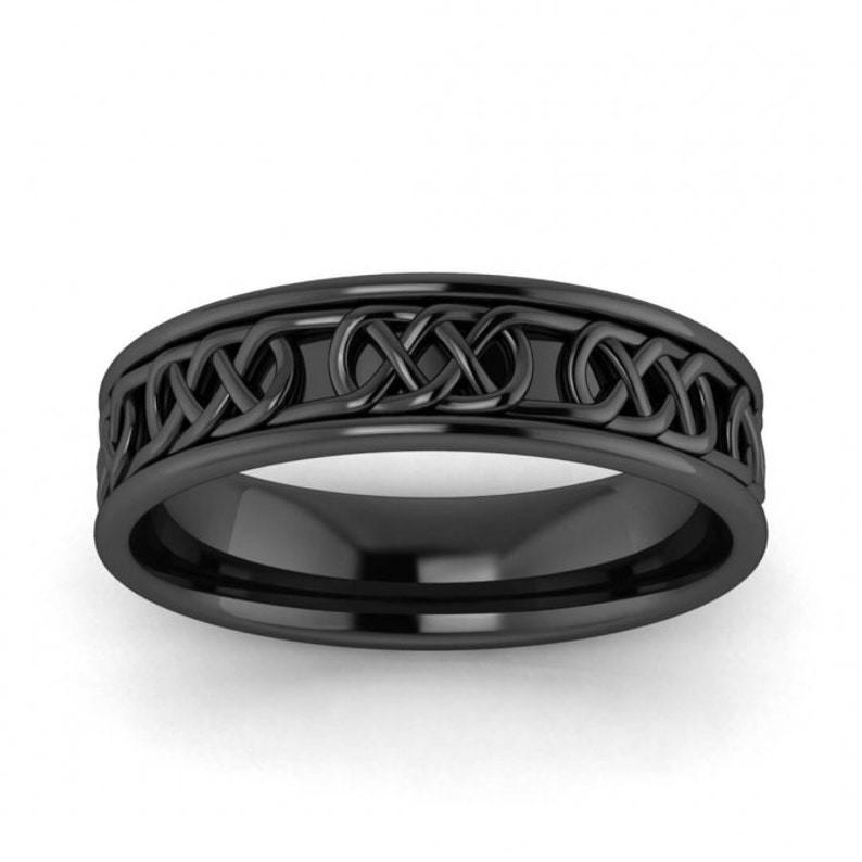 Celtic Wedding Band Celtic Pattern Wedding Ring Celtic Knot | Etsy