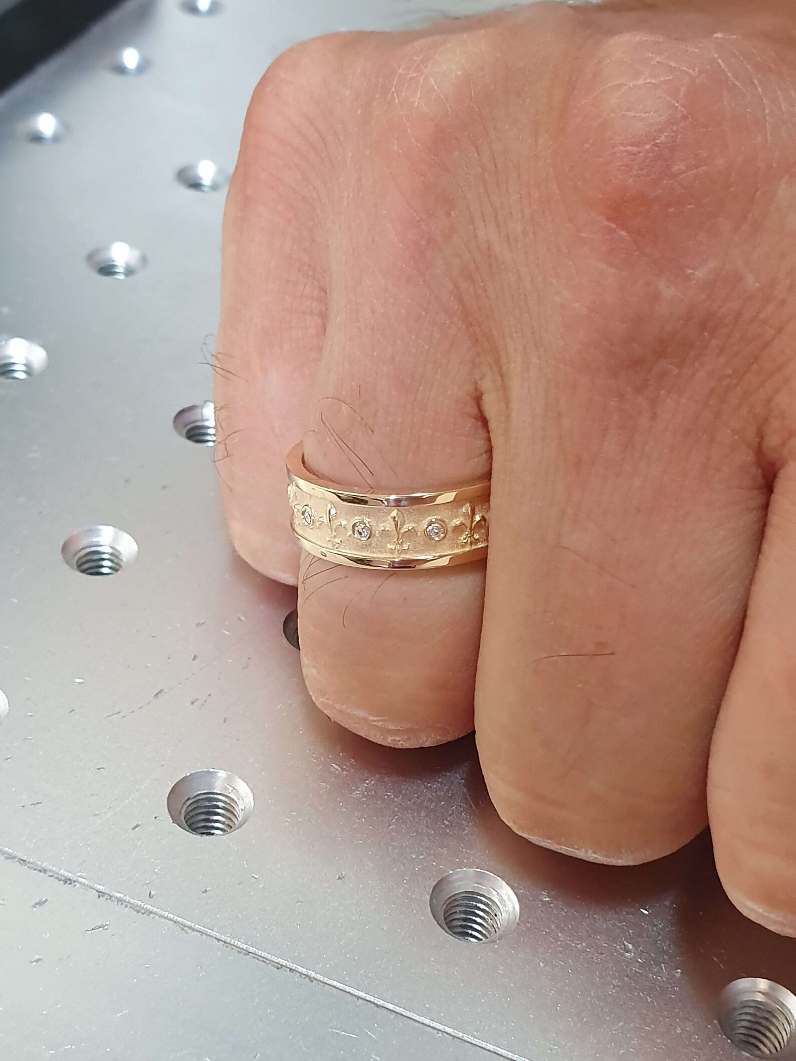 Fleur DE Lis Vintage Style Wedding Band Fleur DE Lis Ring - Etsy