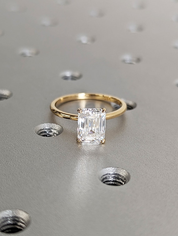 1 1 2 carat emerald cut diamond ring store
