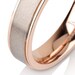 Rare Titanium Brushed Rose Gold Titanium Wedding Ring Plated - Etsy