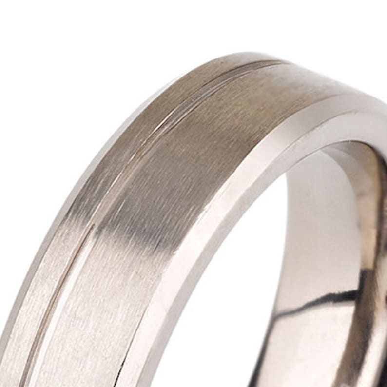 5mm Titanium Wedding Band Womens Titanium Rings Woman - Etsy