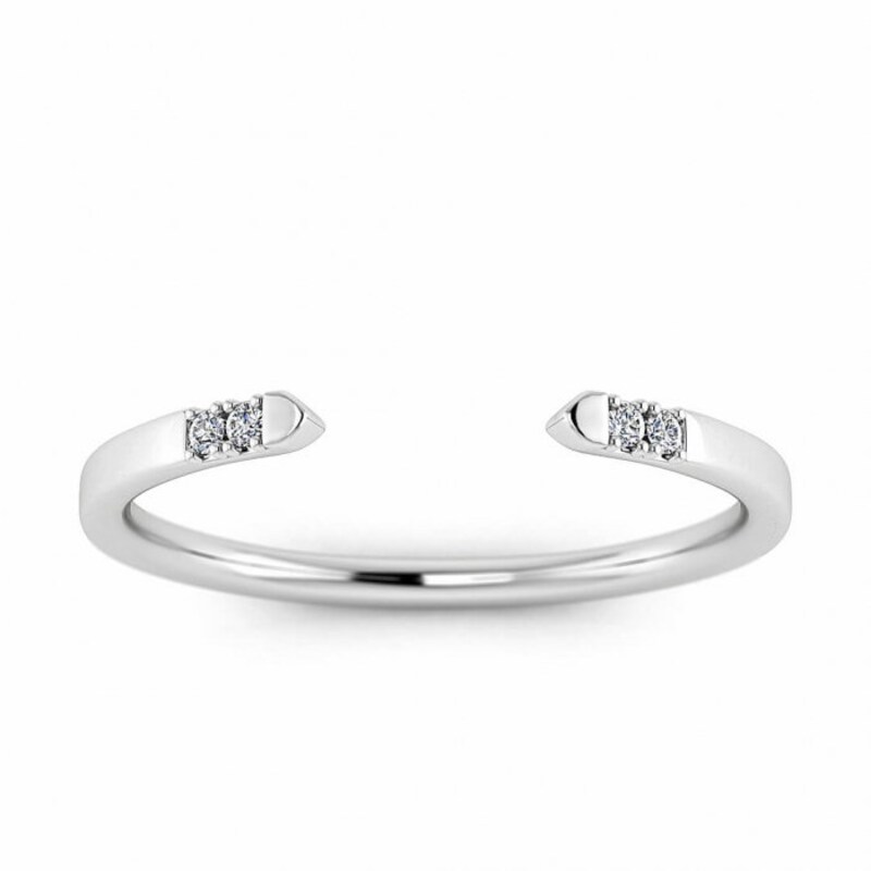 Diamond Cuff Ring - Etsy