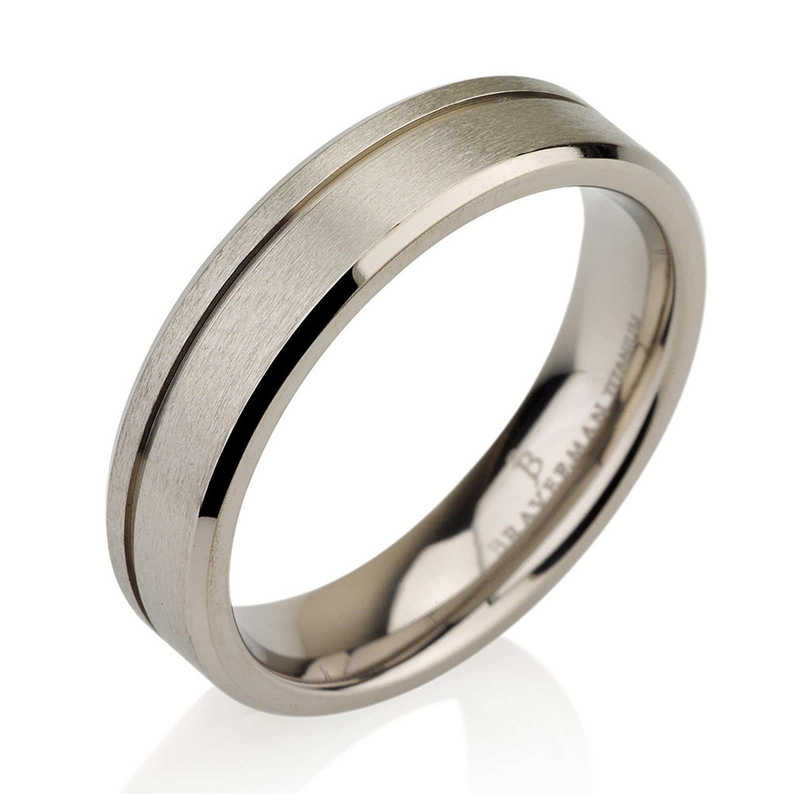 5mm Titanium Wedding Band, Womens Titanium Rings, Woman Wedding Band ...