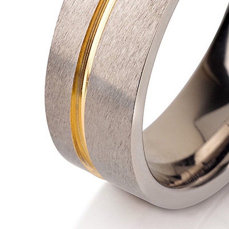 Rare 6mm Titanium Wedding Band Men Titanium Rings Mens Wedding - Etsy