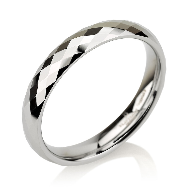 Faceted Wedding Ring - Etsy