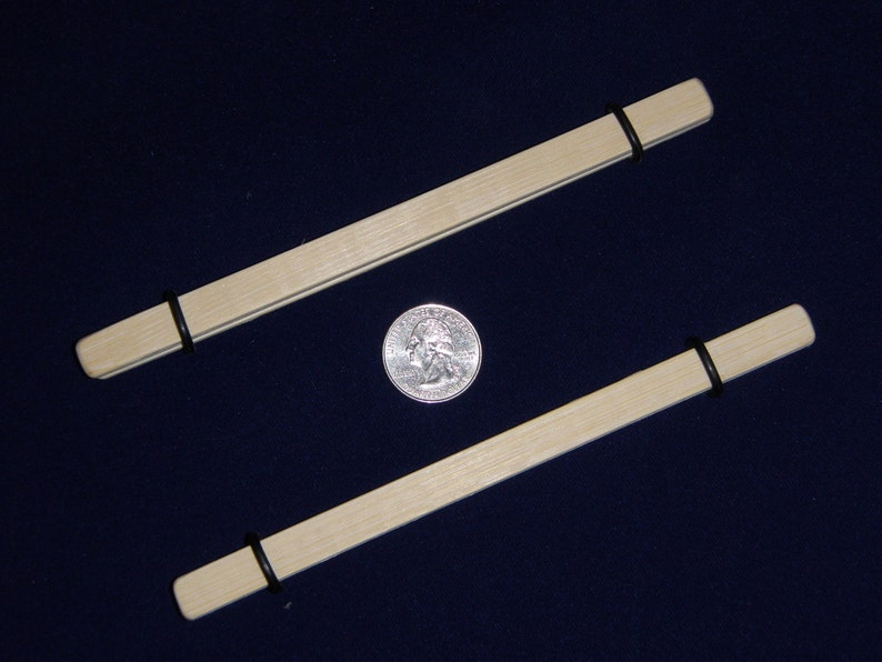 Set of 2 ASIAN BAMBOO CLAMPS Ideal for Shibari, Kinbaku and Any ...
