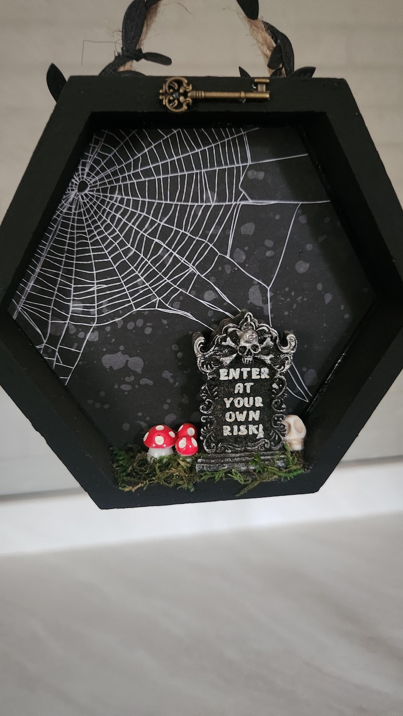 Fairy Cemetary Scene Diorama Wall Hanging - Etsy