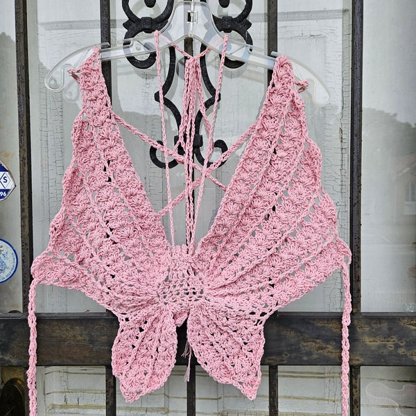 Butterfly Halter Top - Etsy