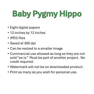 Adorable Watercolor Pygmy Hippo Art Set – Jungle Nursery Prints, Cute ...
