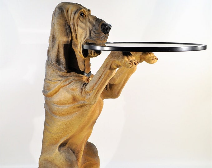 23''T "sir Hawthorne" Hound Dog Butler Table, 1998 by the Bombay ...