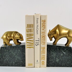 Mid Century Modern Stock Market Bookends - Etsy