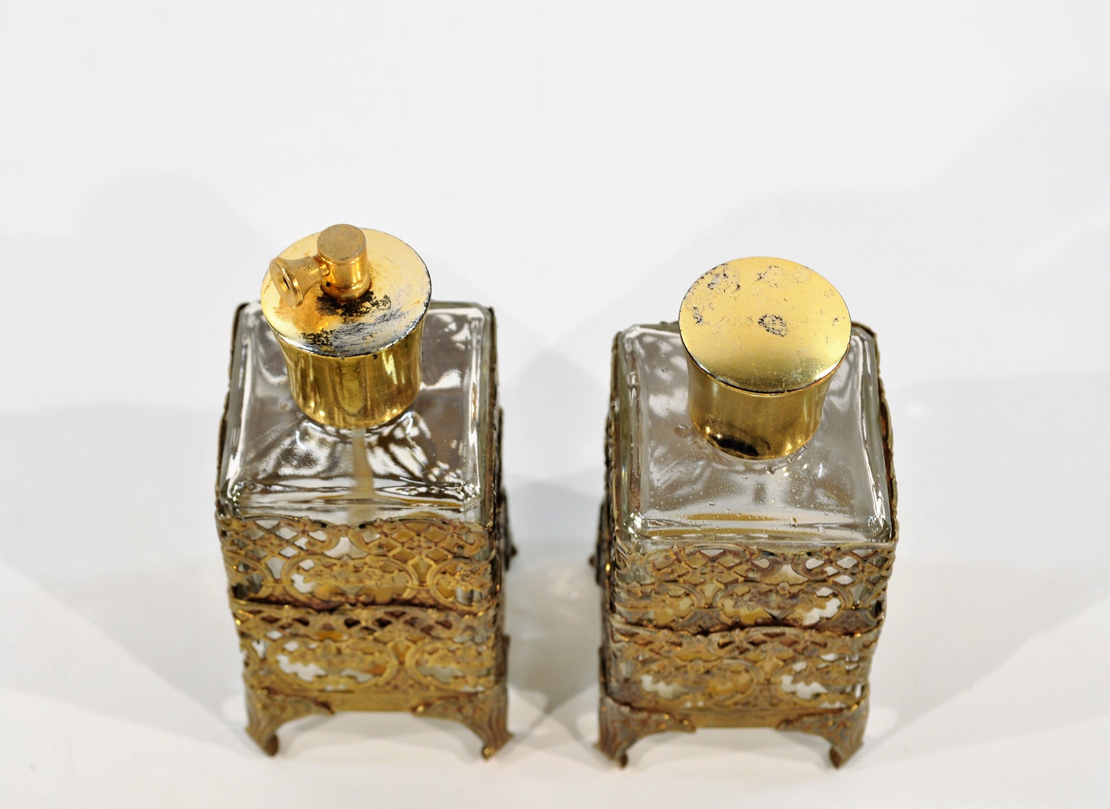 Filigree Fiery Cologne & Perfume Empty Bottles by Luzier Inc - Etsy