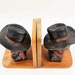 Vintage Cowboy Bust Sculpture Bookends by Austin Productions - Etsy
