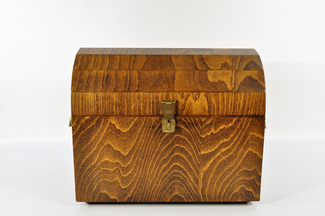 Handcrafted Wooden Chest/treasure Chest /vintage Trunk Treasure Chest ...