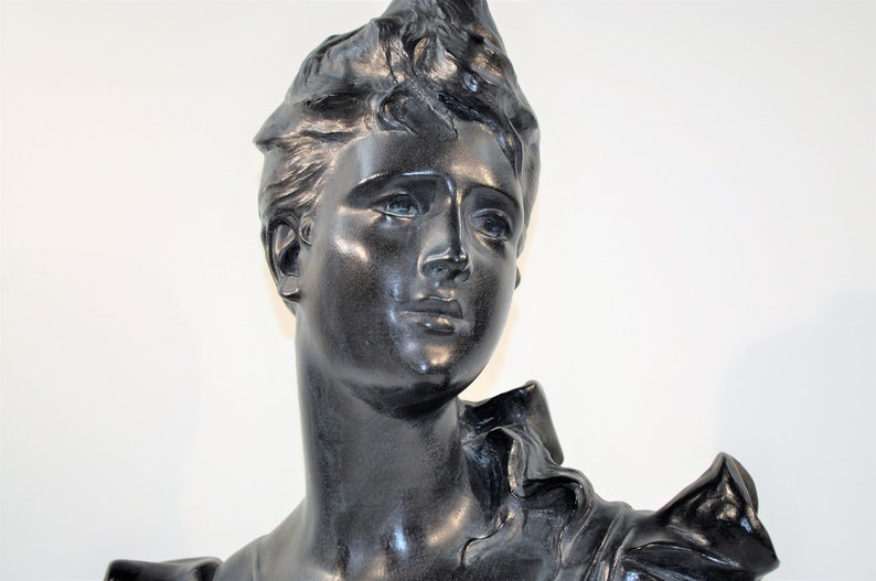 22'' T Austin Prod Inc 1983 Woman Sculpture /art Deco Statue Woman ...