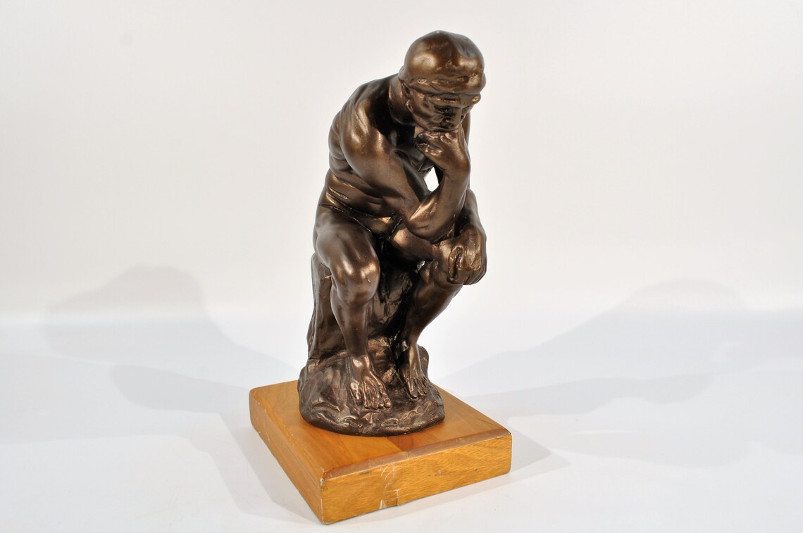 9'' Tall Austin Productions the Thinker - Etsy