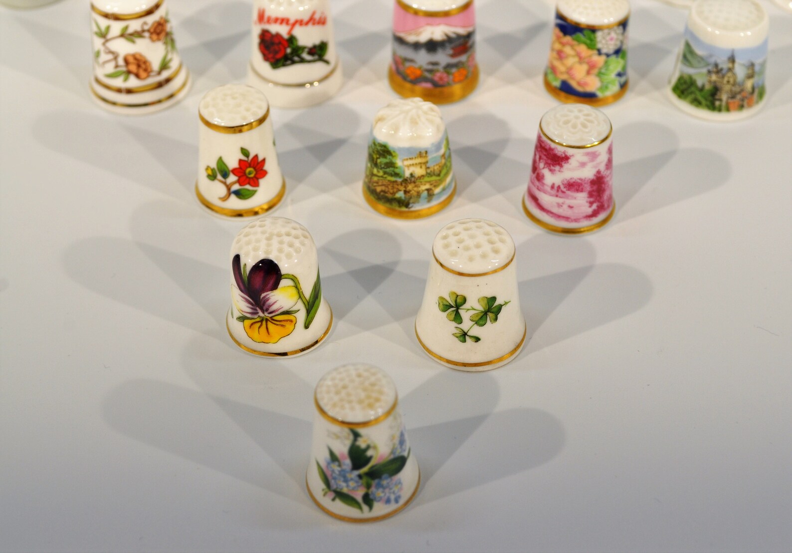 18 Pieces Vintage Thimbles Antiques Thimbles thimble - Etsy