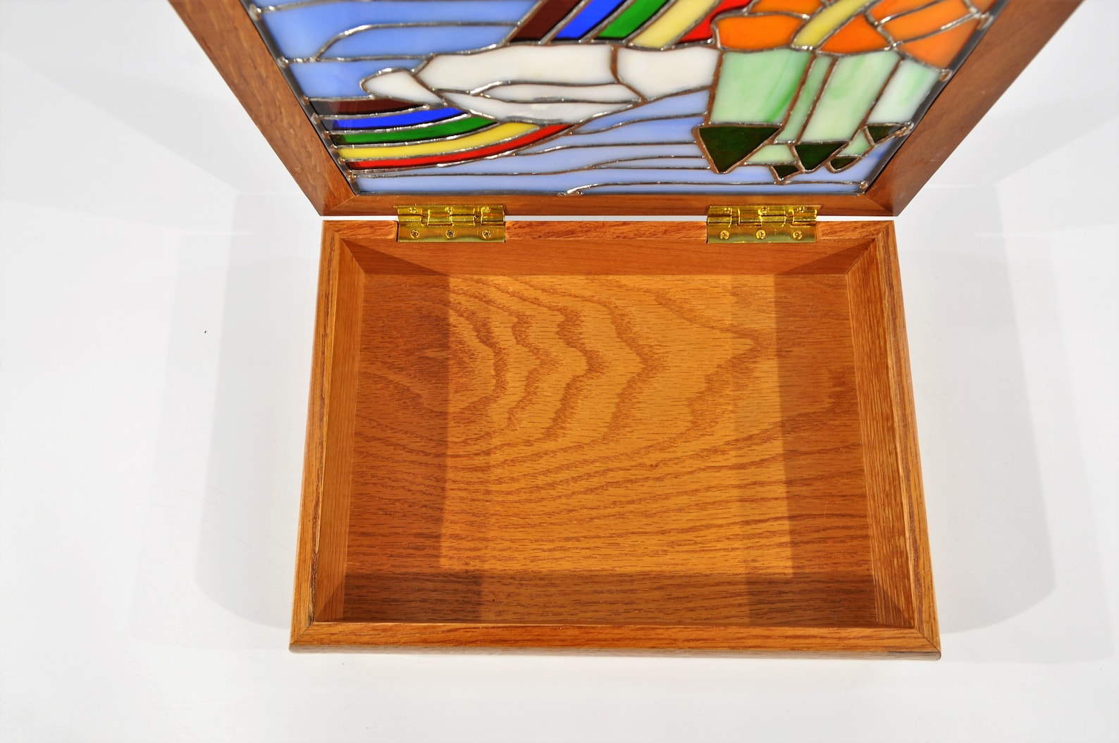 The Wizard of Oz Stained Glass Panel Box /memory Box/jewelry - Etsy