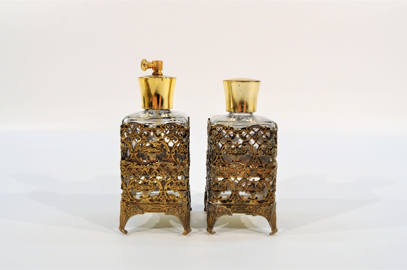 Filigree Fiery Cologne & Perfume Empty Bottles by Luzier Inc - Etsy