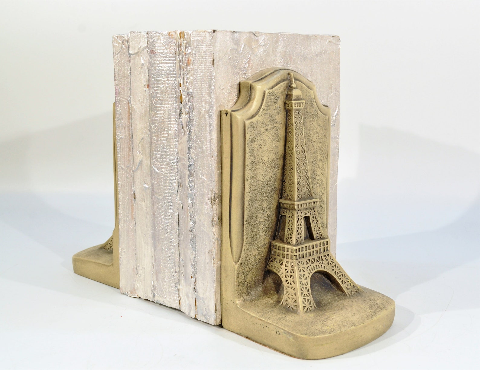 Vintage Eiffel Tower Paris Travel Bookends - Etsy