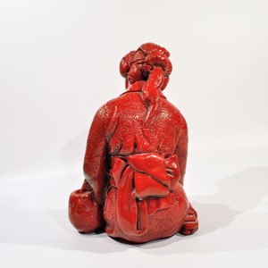 Large Oriental Statues Universal Statuary Corp Figures Vintage 1959 ...