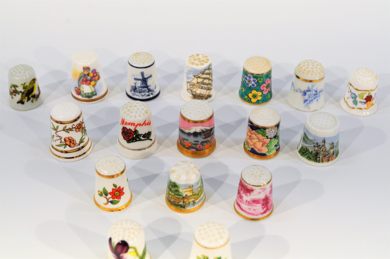18 Pieces Vintage Thimbles Antiques Thimbles thimble - Etsy
