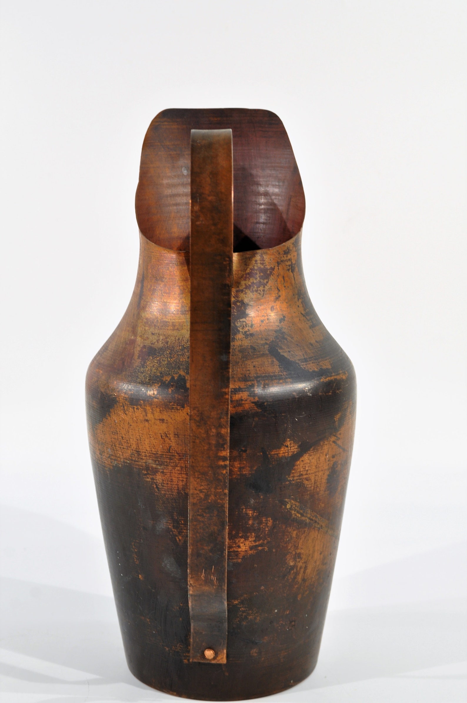 Large 13''T Solid Copper Pitcher Made in Turkey | Etsy