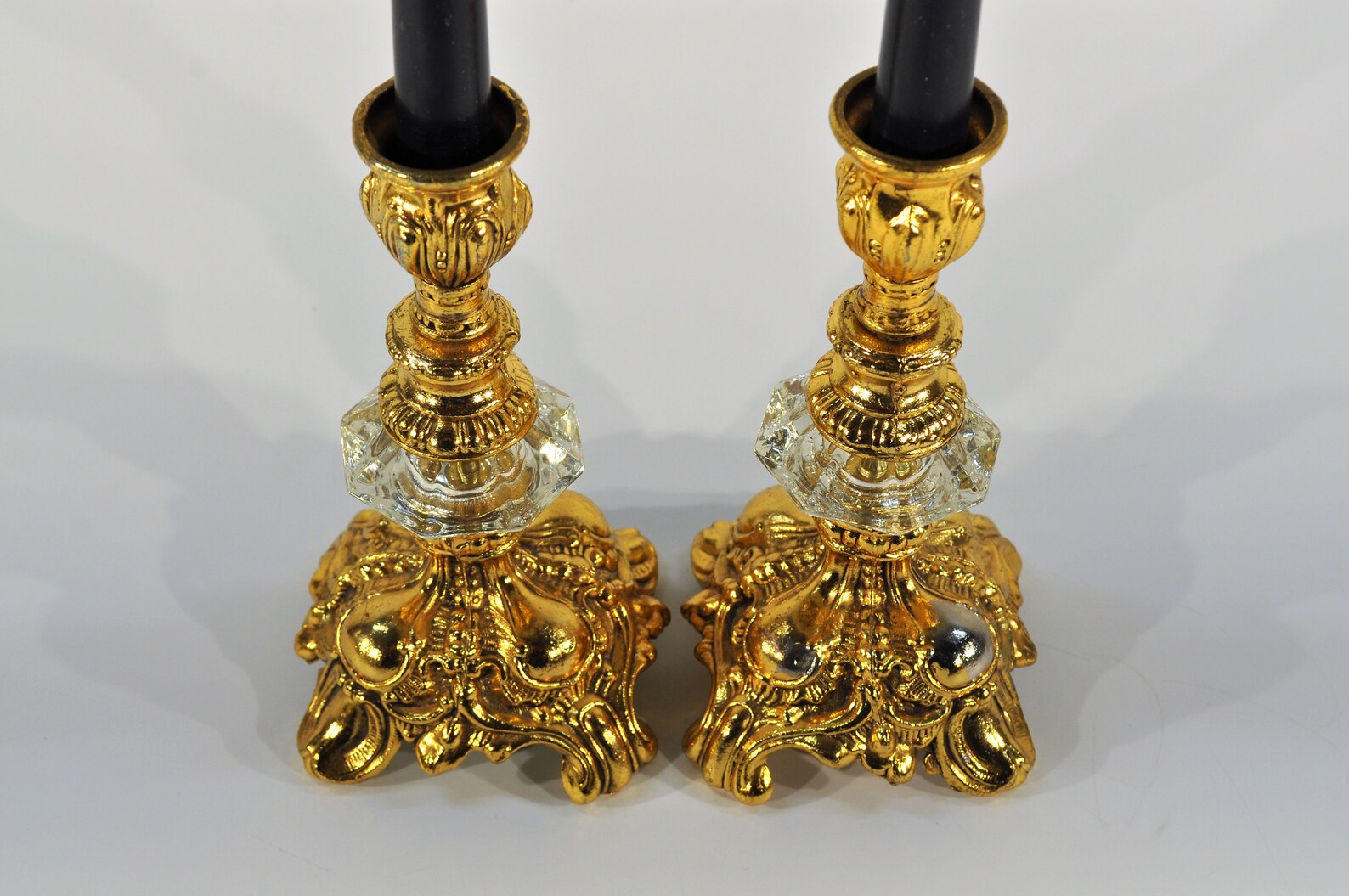 Gold Guild Ornate Victorian Style Candlestick | Etsy