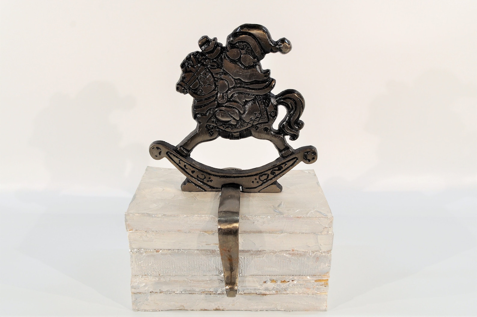 Large & Heavy 2 lbs. Cast Iron Christmas Stocking Holders | Etsy