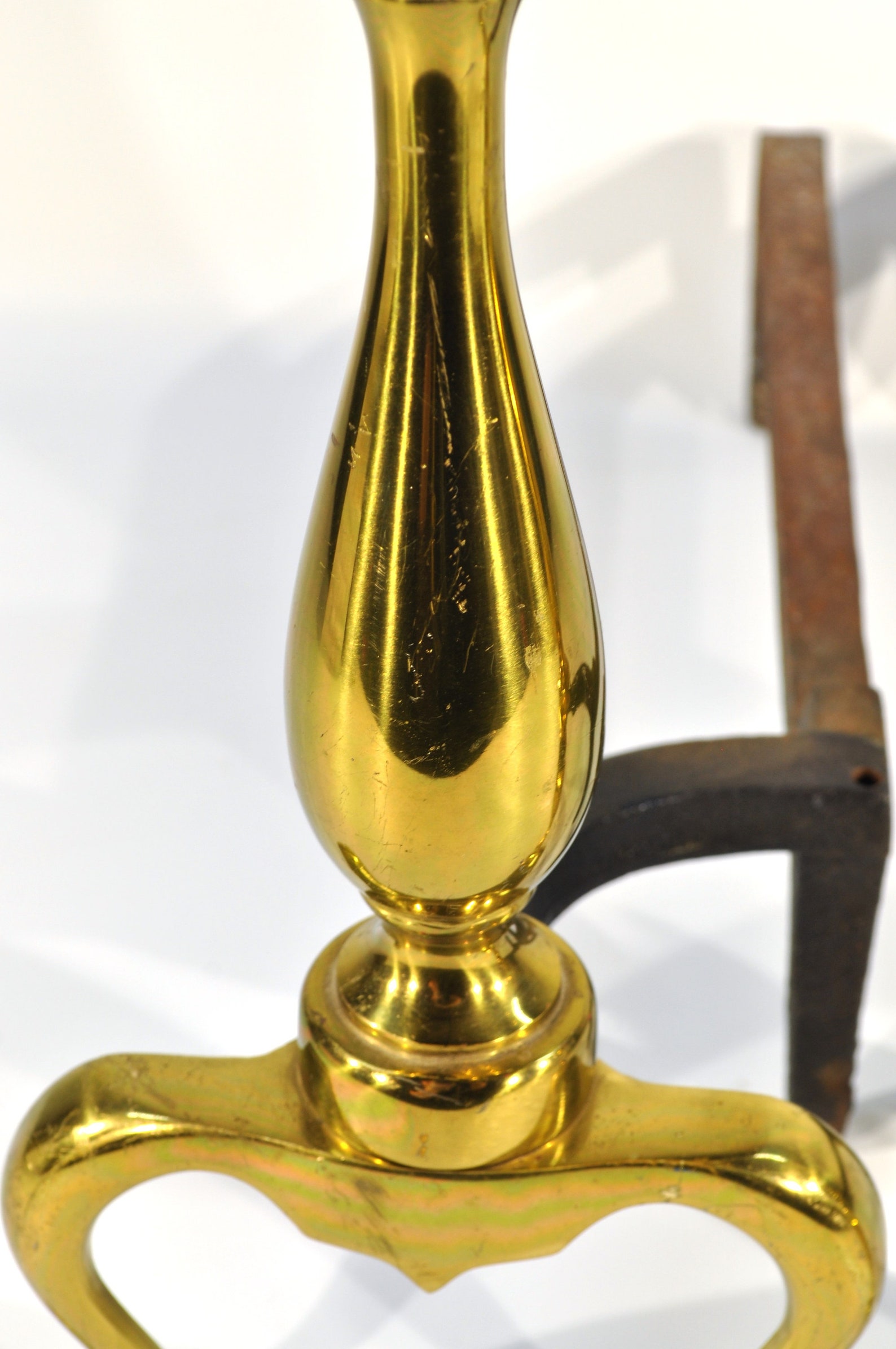 Vintage Fire Dogs /andirons/ Fireplace Log Holders/fireplace - Etsy