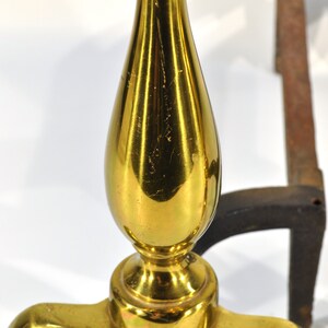 Vintage Fire Dogs /andirons/ Fireplace Log Holders/fireplace Tools - Etsy