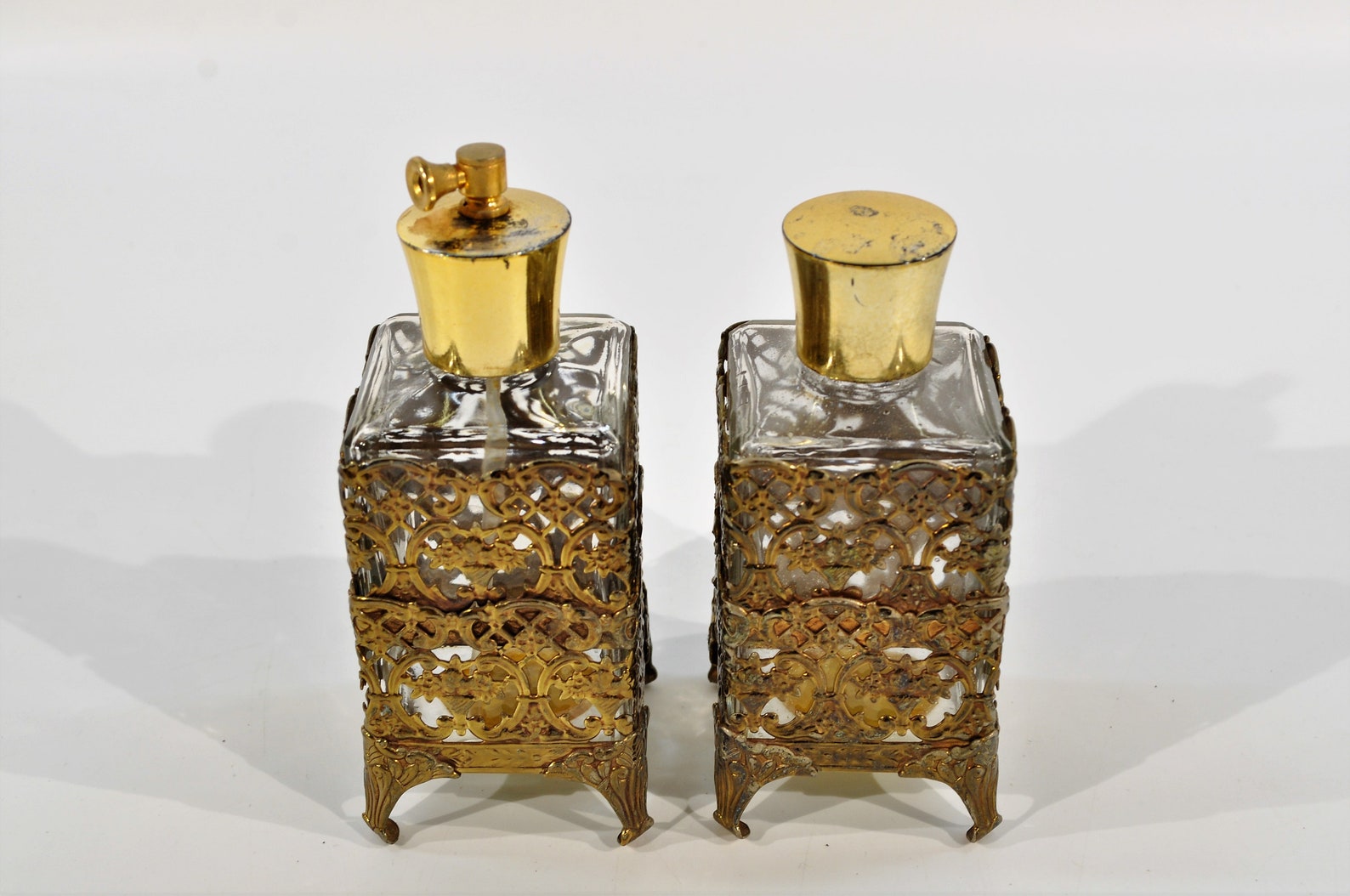 Filigree Fiery Cologne & Perfume Empty Bottles by Luzier Inc - Etsy
