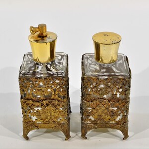 Filigree Fiery Cologne & Perfume Empty Bottles by Luzier Inc - Etsy